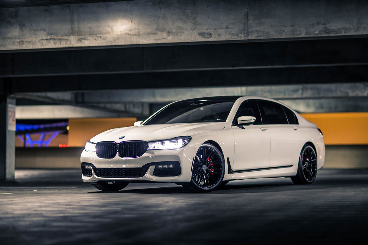 2018 BMW 750i - TSW PESCARA - Black | TSW Alloy Wheels